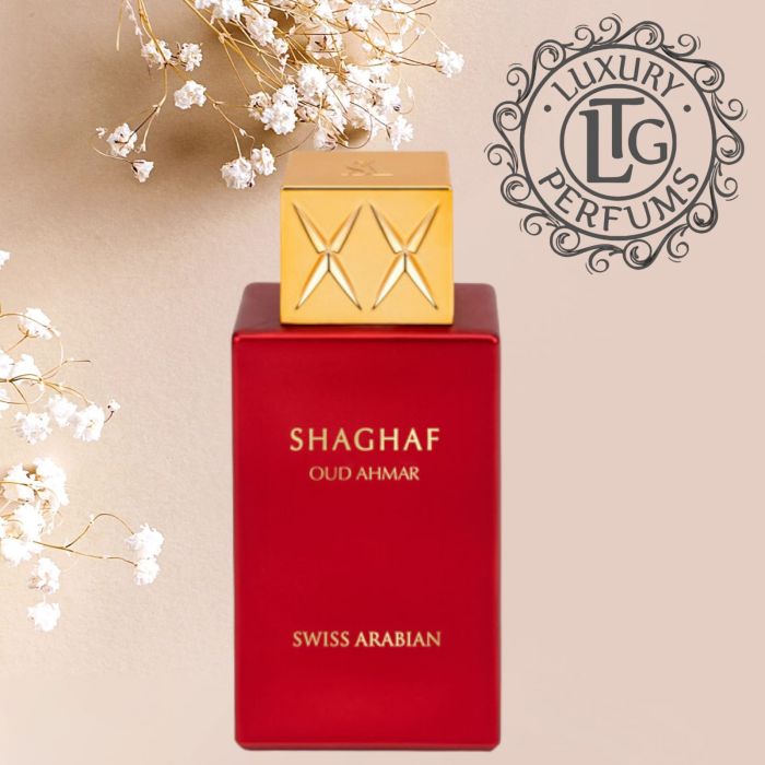 Shaghaf Oud AHMAR de Swiss Arabian, perfume unisex roll on 10 ml